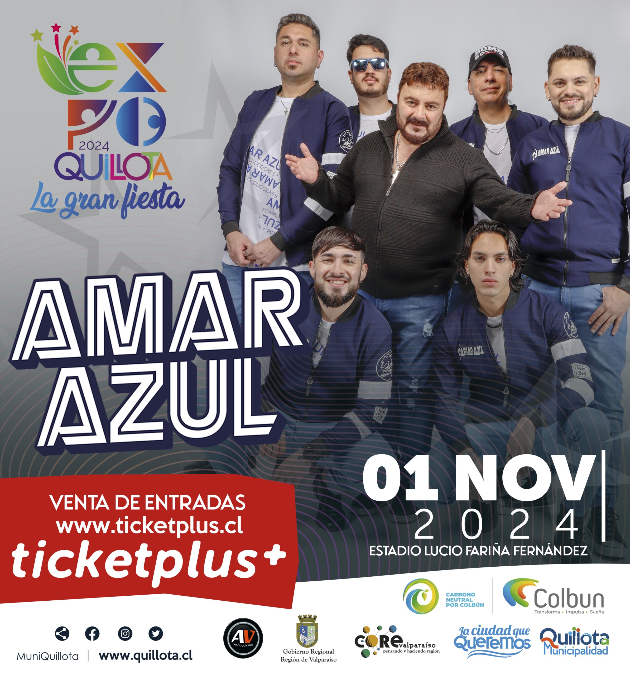 Amar Azul encenderá la fiesta en Expo Quillota 2024 | MuniQuillota ...